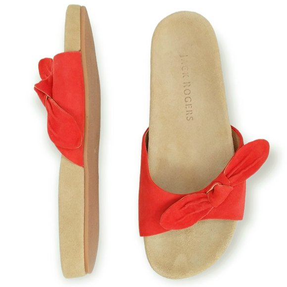 Jack Rogers | Shoes | Jack Rodgers Dorothy Bow Slides Sandals Size 95m ...